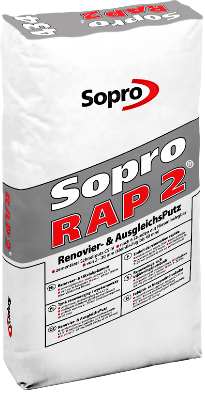 RAP 2® Renovier- & Ausgleichs Putz - RAP 2 434 – Top-Baushop