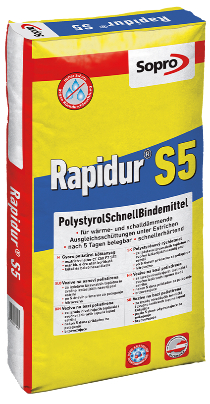Rapidur S5 - Polystyrol Schnell Bindemittel – Top-Baushop
